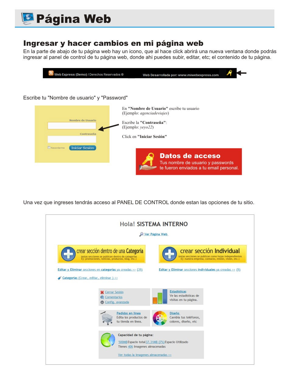 Ayuda Express » Como ingresar al panel de control web - Ayuda express ...